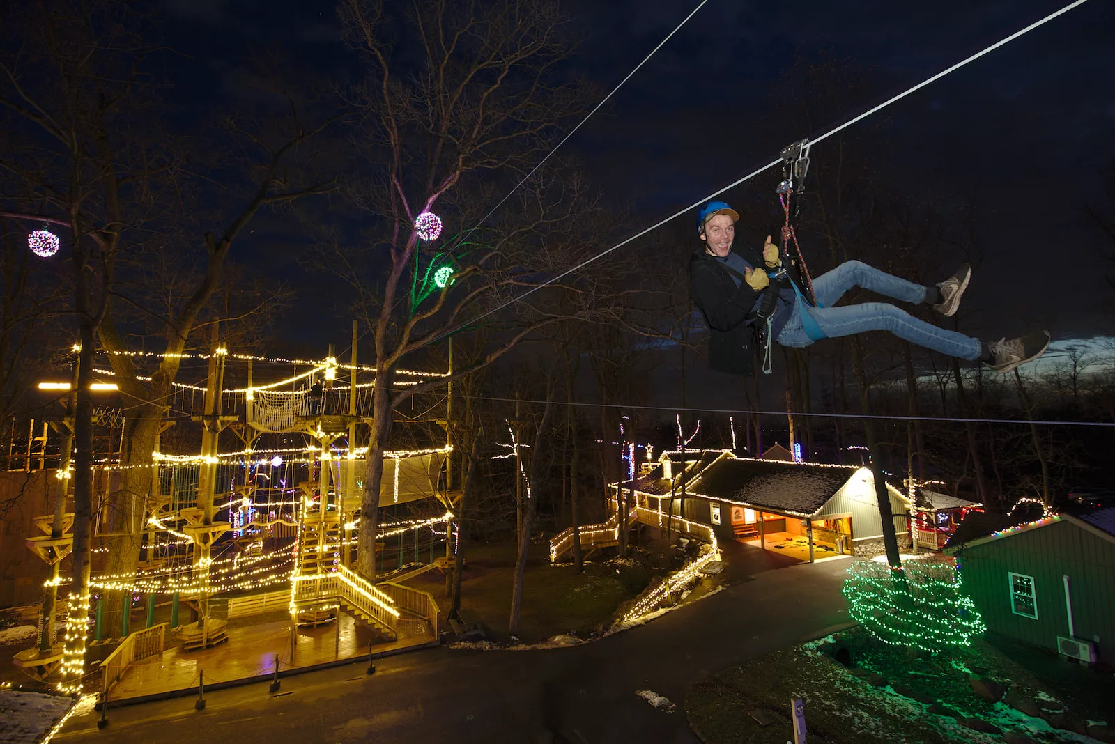 1 Zip Through Christmas Lights | Refreshing Mountain Retreat And ...